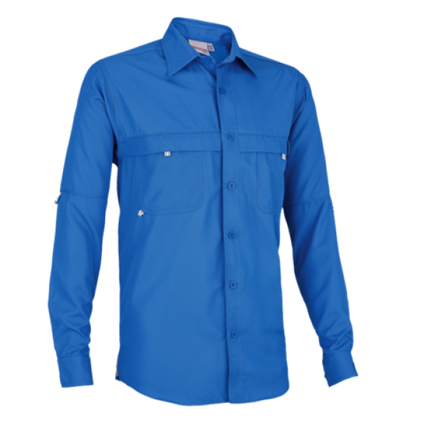 CAMISA BIGBANG MAKO FISHING SHIRT AZUL REY | Bordajal